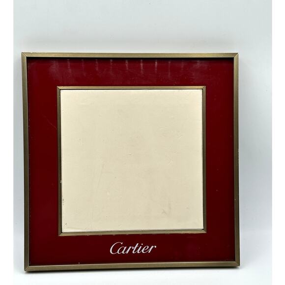 Cartier | Storage & Organization | Cartier Display Tray Square Red Gold ...